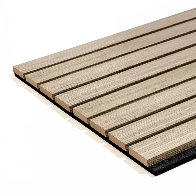 Trepanel® Oak Wide Acoustic Wood Slat Panels | Tile Mountain UAE