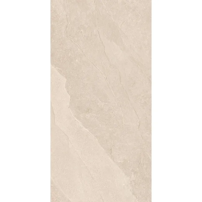 Alpen Beige Slate Effect Matt Italian Porcelain Tile 60x30cm | Tile ...