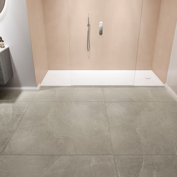 Azuma Rock Grey Stone Effect Porcelain Tile 120x120cm | Tile Mountain UAE
