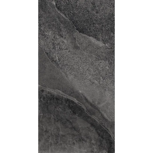 Alpen Graphite Slate Effect Matt Tile 60x30cm | Tile Mountain UAE