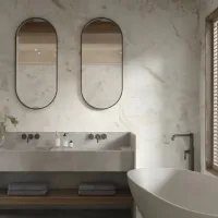 TrueTouch Limestone Terrazzo Effect Composite Wall Panels